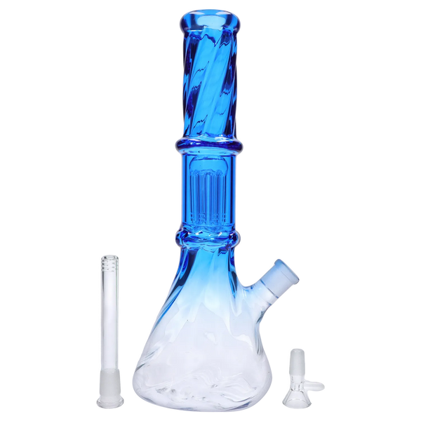 DankStop Twisted Neon Beaker w/ Tree Perc - Shop Now!