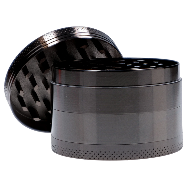 63mm Chrome w/ Mushroom House Grinder – DankStop
