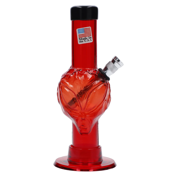 JM Plastic Mini Alien Base Durable Acrylic Portable Bong – DankStop