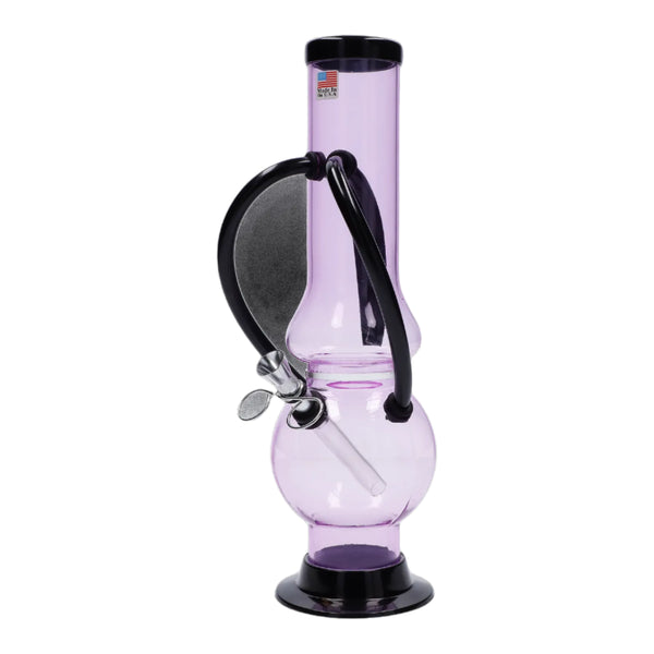 JM Plastics Double Chamber Bubble Base Acrylic Bong - 12 in. – DankStop