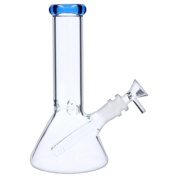 4mm Beaker with Colored Mouthpiece - 8 in. – DankStop