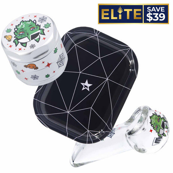 DankStop Wido White Widow Travel Pipe Combo