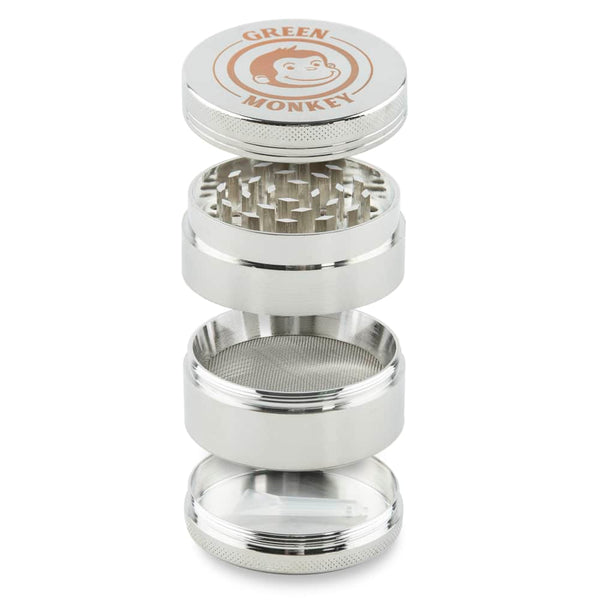 Green Monkey Capuchin 50mm Zinc Grinder Colors – DankStop