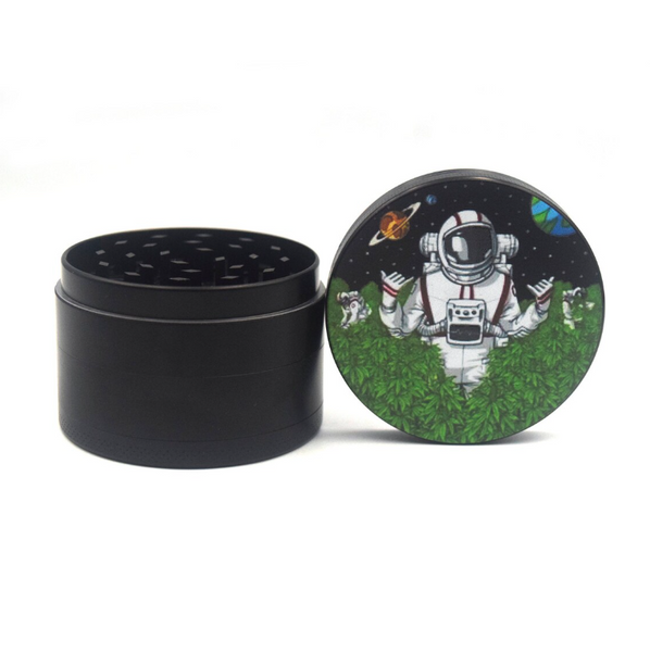 Cloud 8 Space Man 4-Piece Portable Zinc Grinder – DankStop