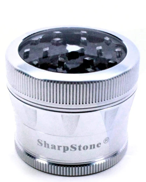 SharpStone | V2 Four Piece Glass Top Grinder – DankStop