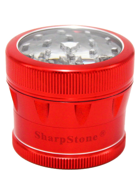 SharpStone | V2 Four Piece Glass Top Grinder – DankStop