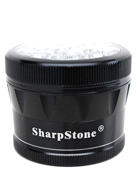 SharpStone | V2 Four Piece Glass Top Grinder – DankStop