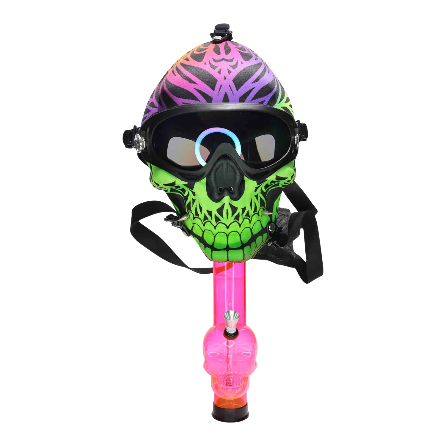 Neon Skull Gas Mask | Dankstop & Bold - Dankstop | DankStop