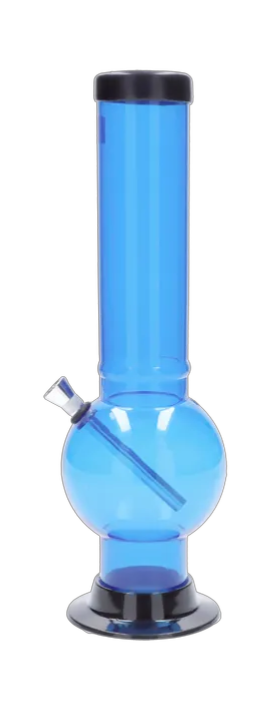 JM Plastics Large Bubble Base Acrylic Water Pipe - 12 in. – DankStop