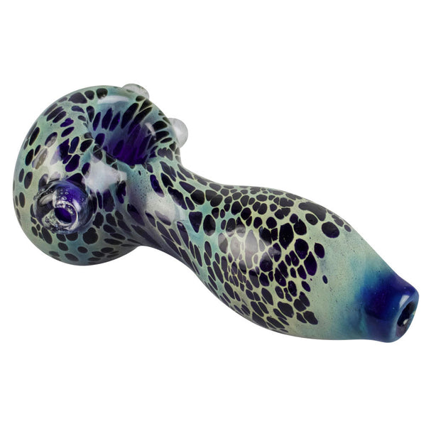 Color Spotted Glass Hand Pipe – DankStop