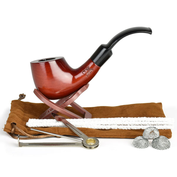 Pulsar | Brandy Cherry Wood Shire Pipe – DankStop