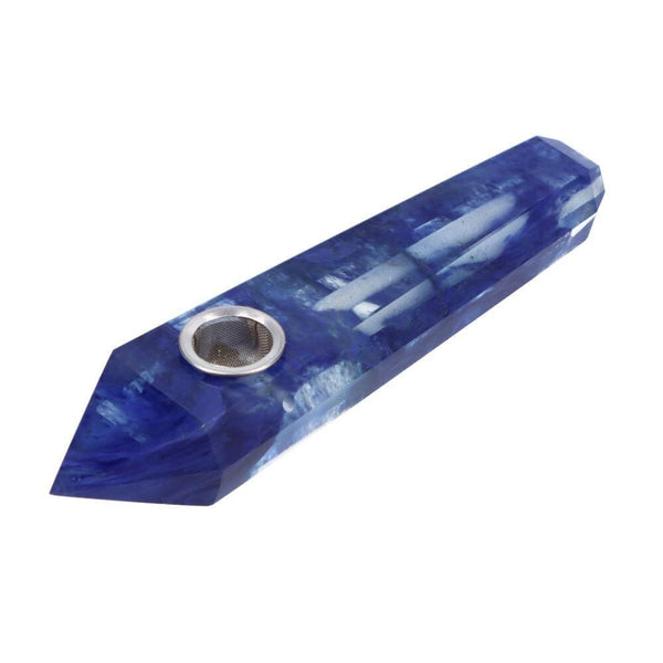 Crystal Glass Pipe with Removable Mesh Bowl – DankStop