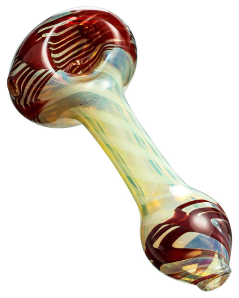 Raked Face Spiral Fumed Glass Hand Pipe Deep Bowl Spoon – DankStop