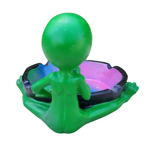 Ceramic Smoking Alien Ashtray – DankStop