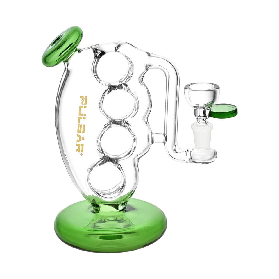 Pulsar Knuckle Bubbler Pro Glass Water Pipe – DankStop