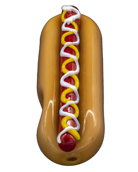 LA Pipes Glass Hot Dog Hand Pipe 6 Inches – DankStop