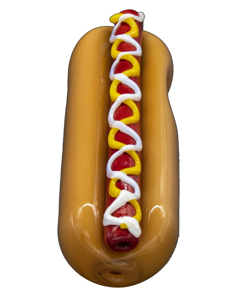 LA Pipes Glass Hot Dog Hand Pipe 6 Inches – DankStop