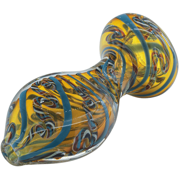LA Pipes Flat Belly Inside Out Glass Chillum Pipe – DankStop