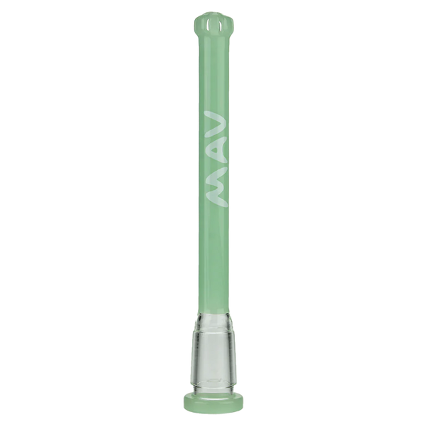 MAV Glass | 5" Showerhead Slitted Colored Downstem – DankStop