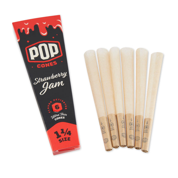 Pop Cones | King and 1 ¼ Size Pre-Rolled Cones with Flavor Tip - Flavor ...