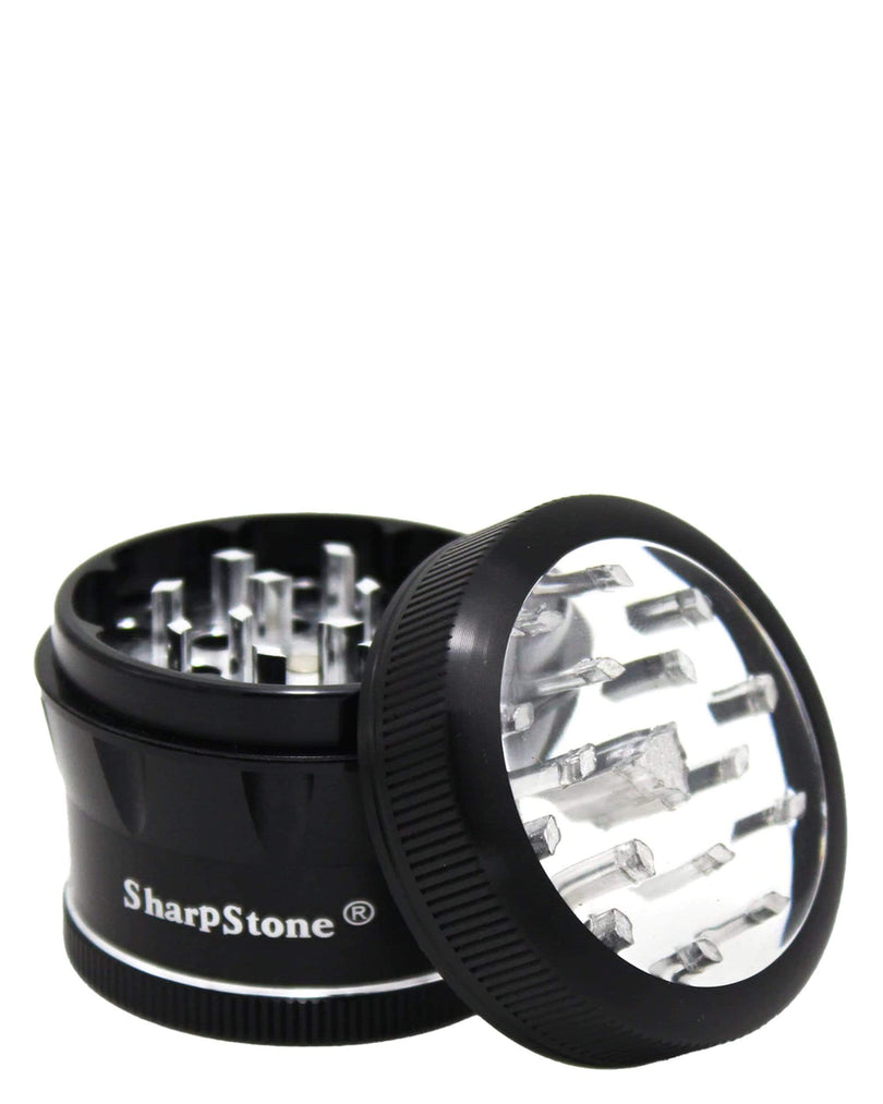 SharpStone | V2 Four Piece Glass Top Grinder – DankStop